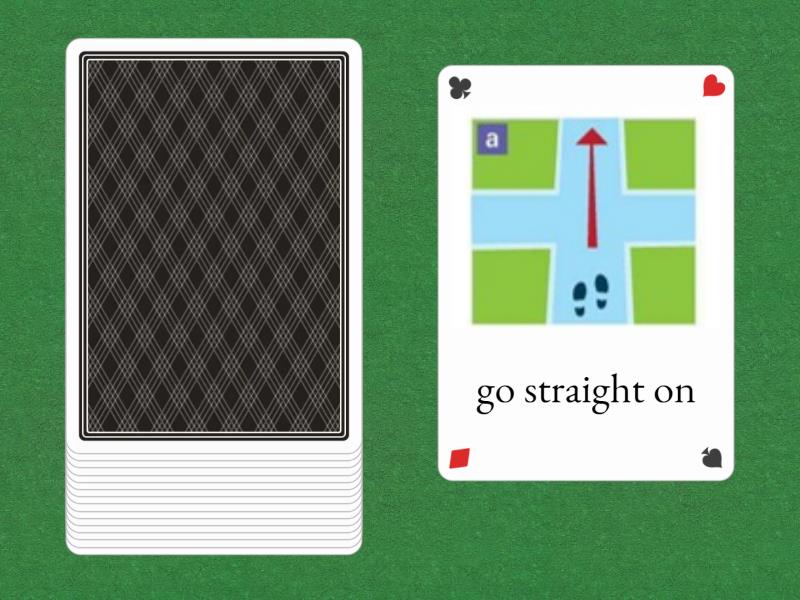 Giving directions - Speaking cards