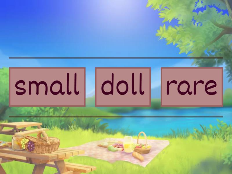 Reorder Words - Reordenar