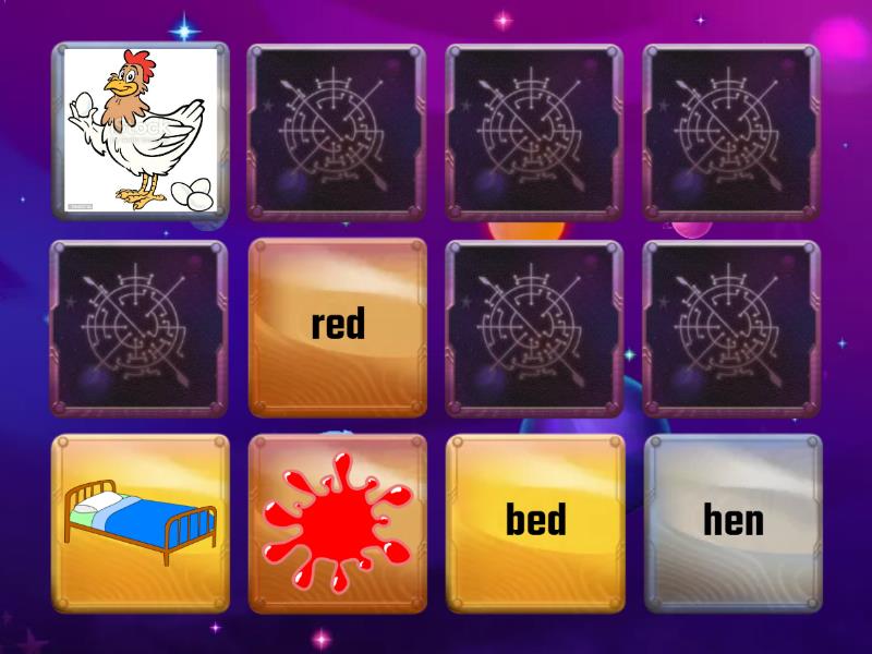 short e match up - Matching pairs