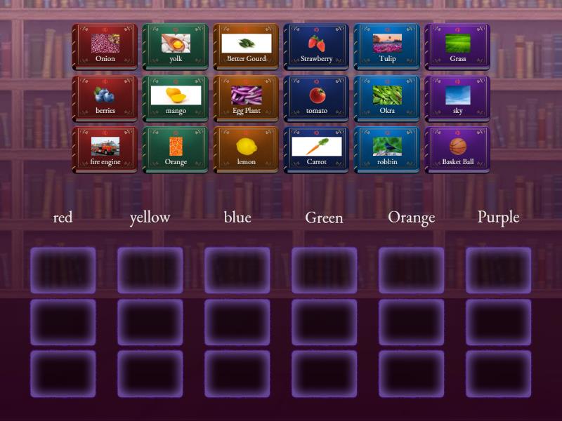 Colours - Group sort