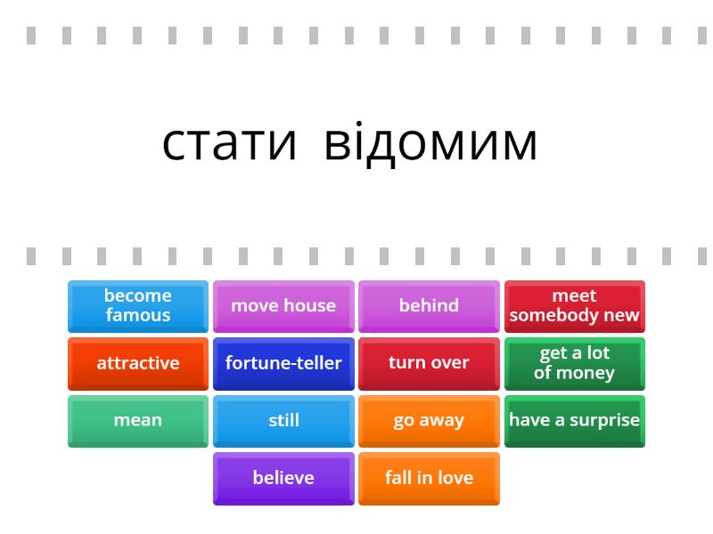 EF elementary 10C - Find the match