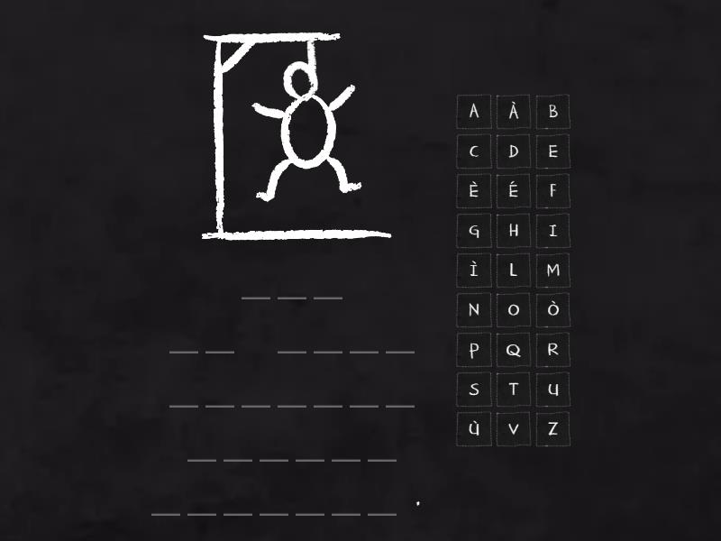Gioco dell'impiccato 3 - Hangman