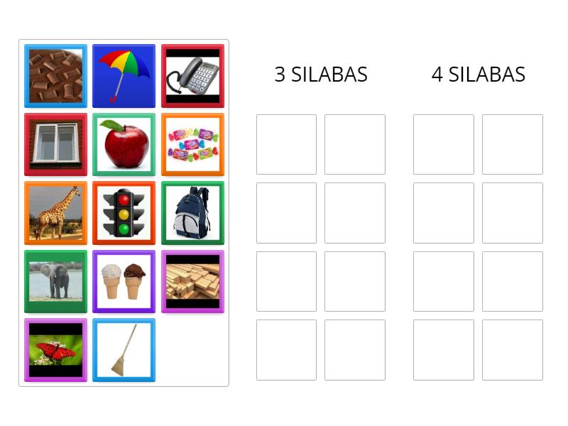20-04 CONTAR SILABAS - Group sort