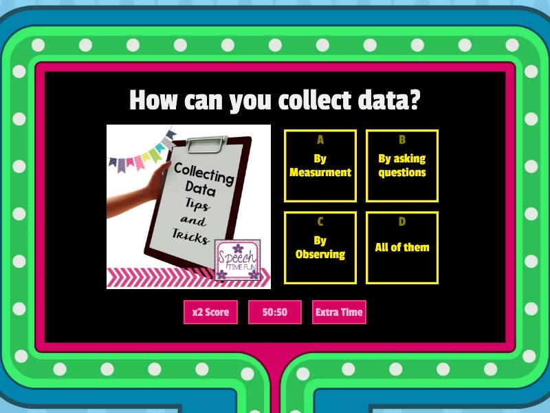G4 data Graph Questions - Gameshow quiz
