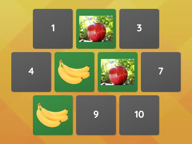 Food - Matching pairs