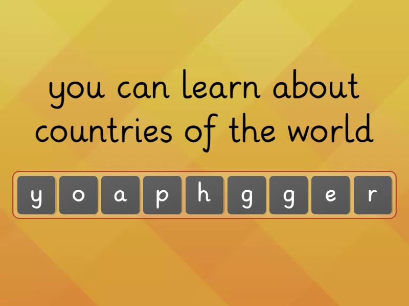 project explore( revision) - Anagrama