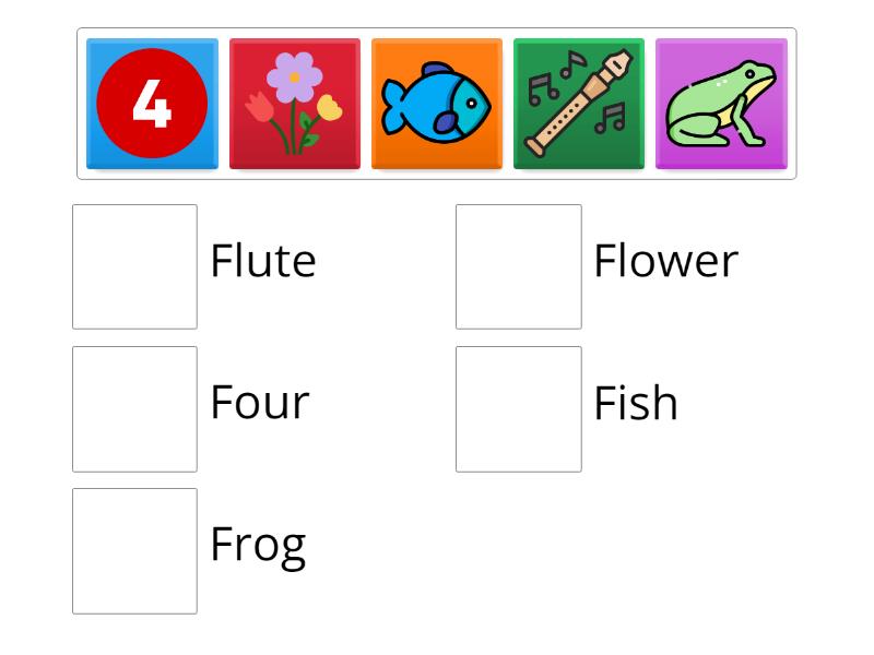 iSpy Letter F - Quiz - Match up