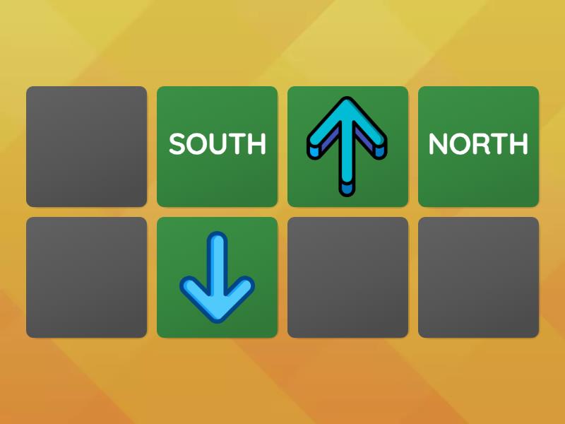 In a compass... - Matching pairs