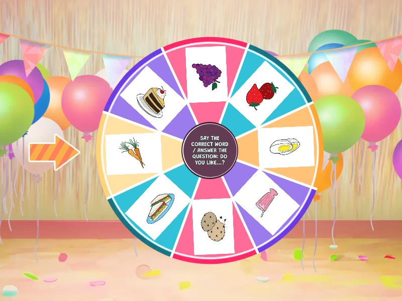 PICNIC FOOD SIMPLE WHEEL - Spin the wheel