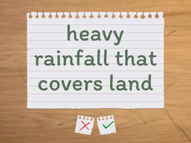 What Is Severe Weather? - Flash cards