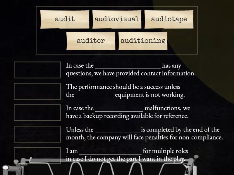 Conditional Subordinating Conjunctions (unless and in case) with Latin ...