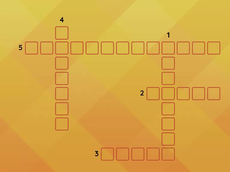 Crucigrama vocabulario: THE HUMAN BODY I - Crossword