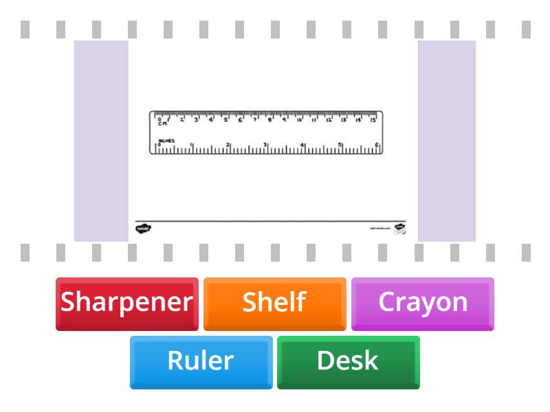 Unit 1 School objects - Find the match
