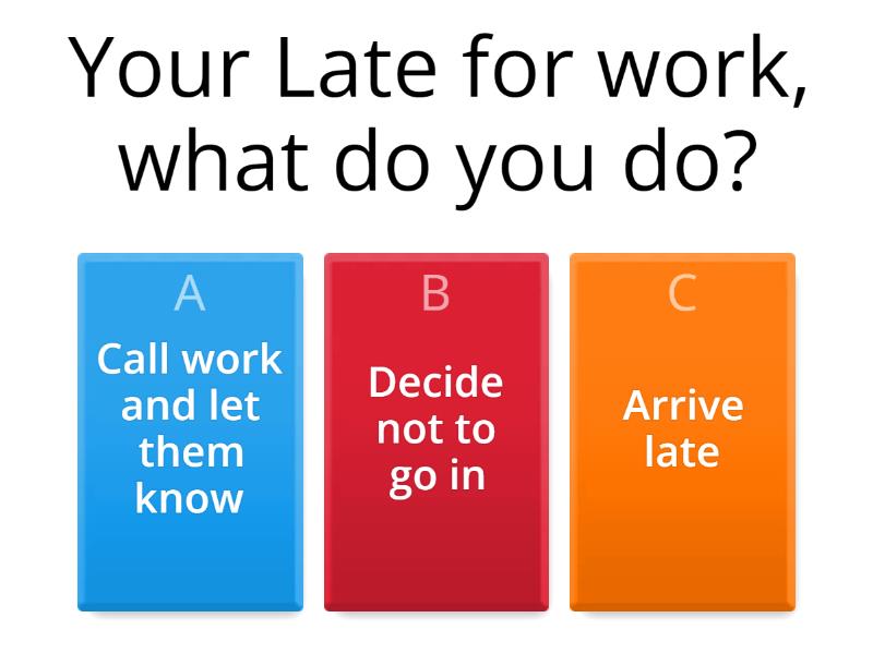 Daily Life Problems. - Quiz