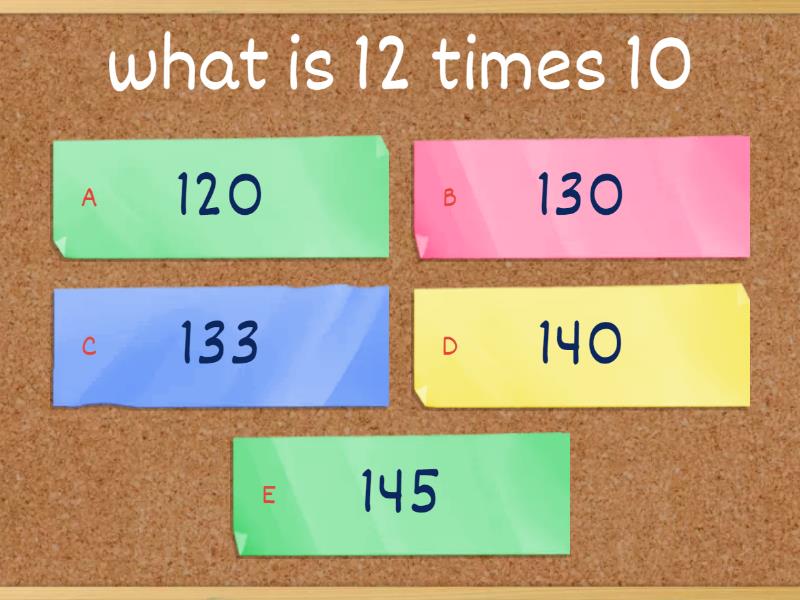 Math's and calculation - Quiz