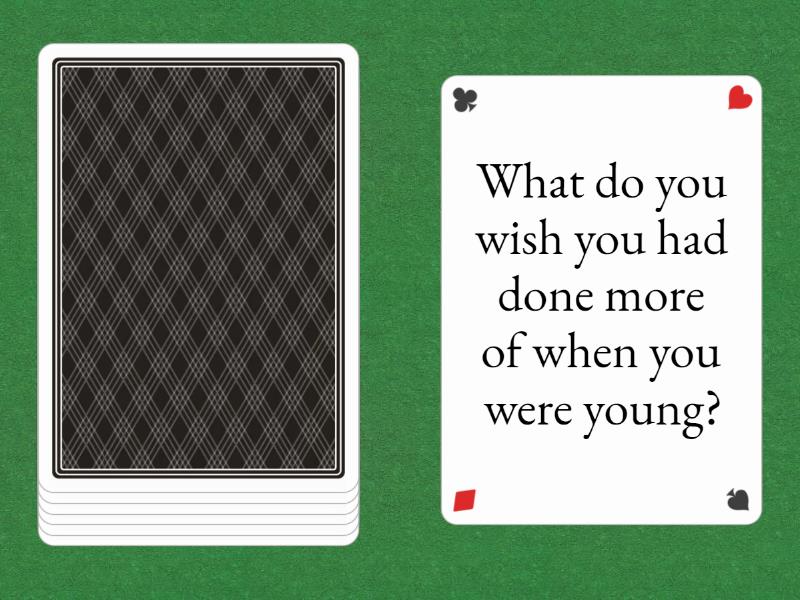 past perfect - Speaking cards