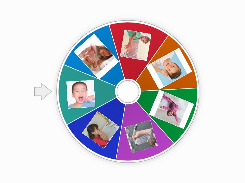 PRÉ - WHEEL - DAILY ROUTINES - Spin the wheel