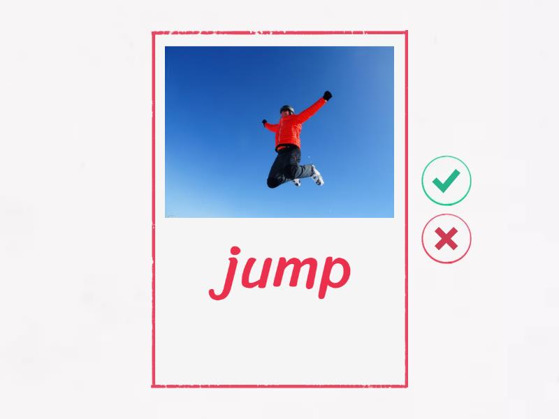 Nursery - Actions - jump, eat, fly [FC] - Tarjetas flash