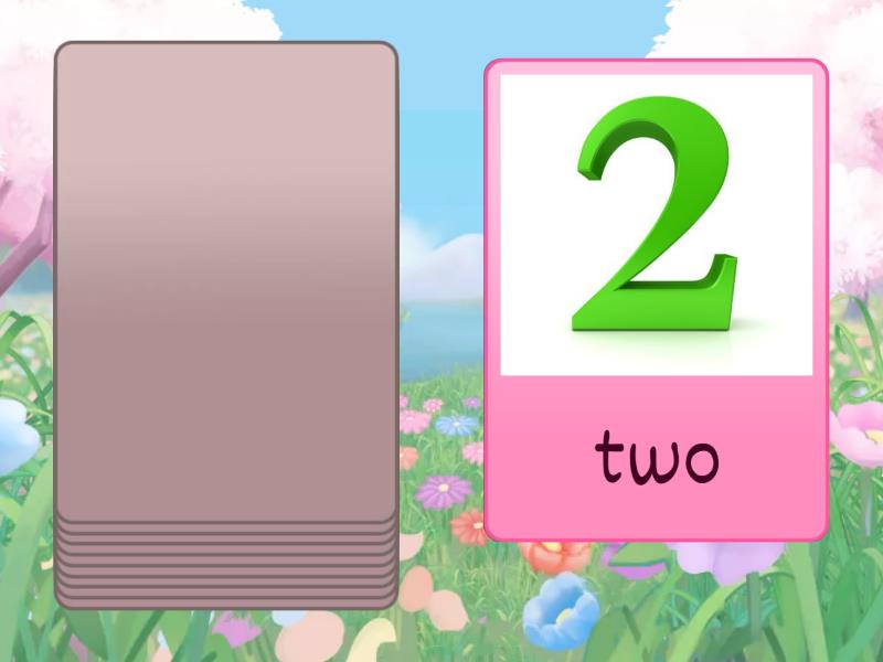 numbers 1-10 - Speaking cards