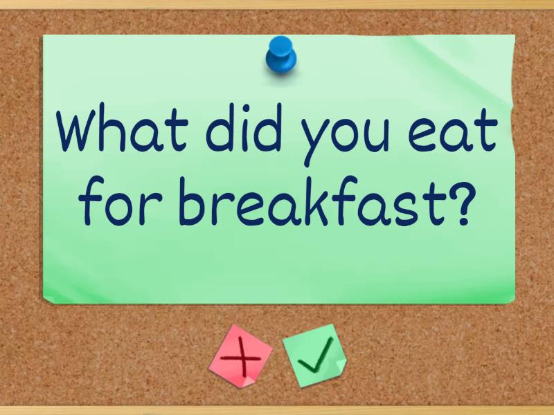 Past Simple (warming up) - Flash cards