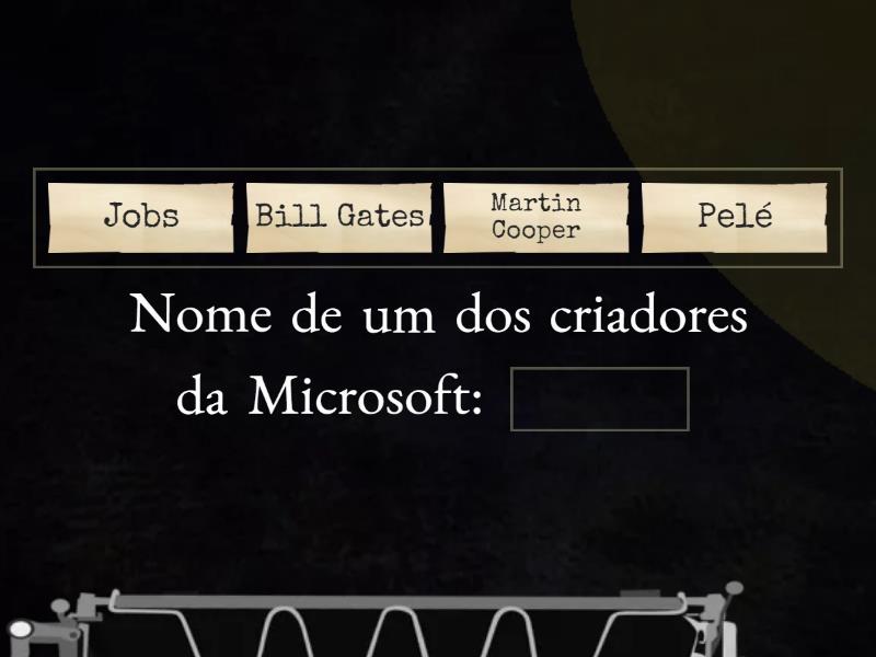 Informática Básica - Missing word