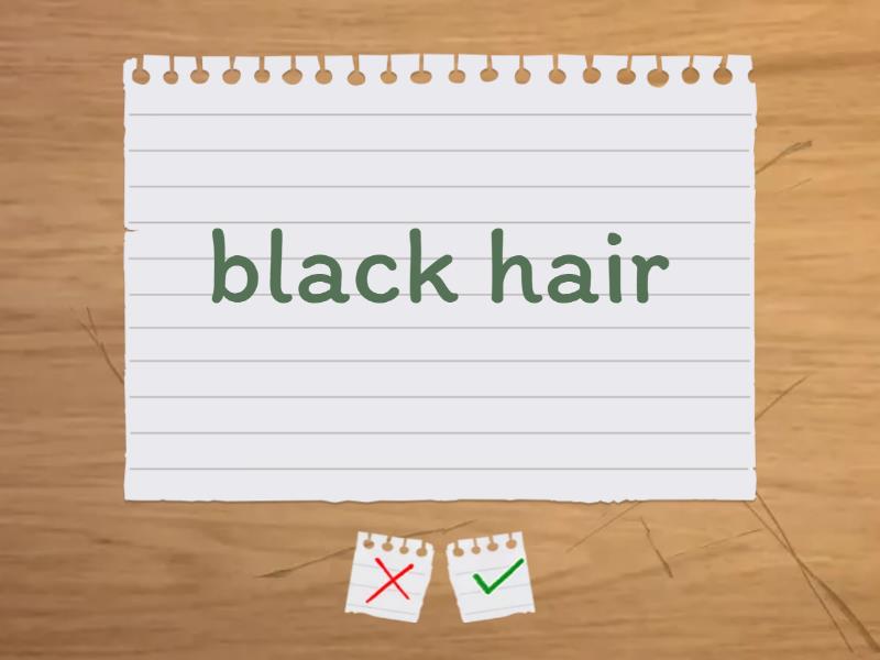 Hair - Flash cards