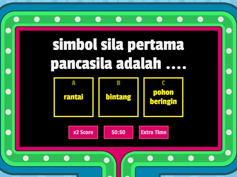 simbol - simbol pencasila - Gameshow quiz