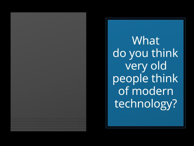 Techno-talk - Speaking cards