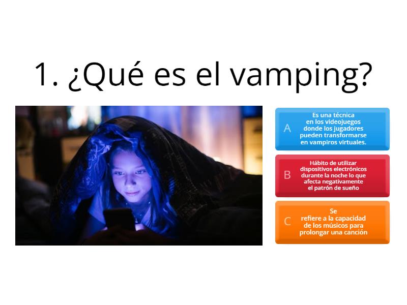 Vamping - Cuestionario
