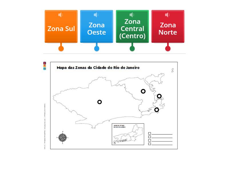 Zonas do Rio - Labelled diagram