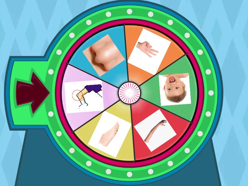 body parts - Spin the wheel