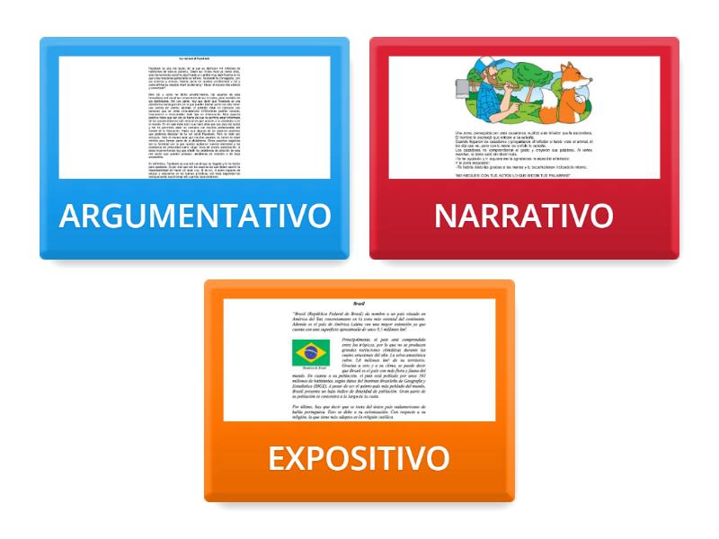 TIPOS DE TEXTOS - Flip tiles