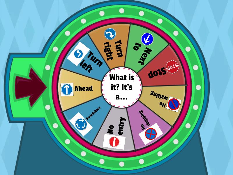 Fun Fun Wheel (Sign) - Spin the wheel