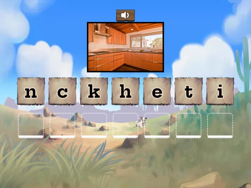 Kid's box 2 Unit 4 Vocabulary - Anagram