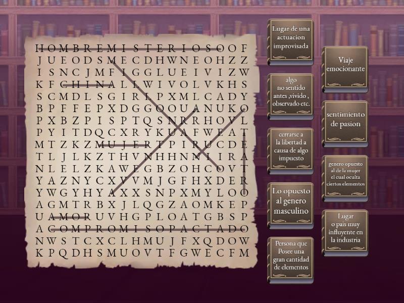 Soup of letters - Wordsearch