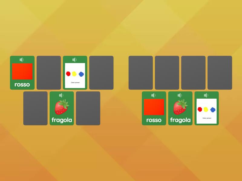 i colori primari - Matching pairs