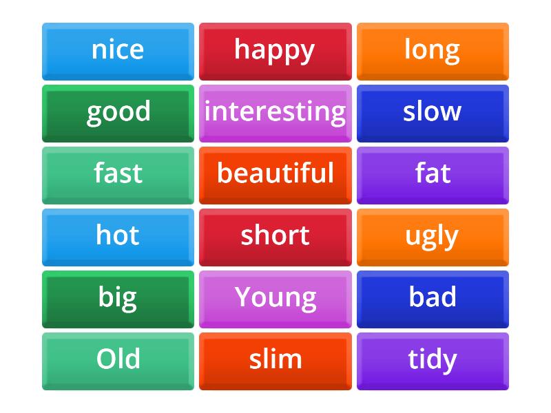 comparative .......... than - Flip tiles