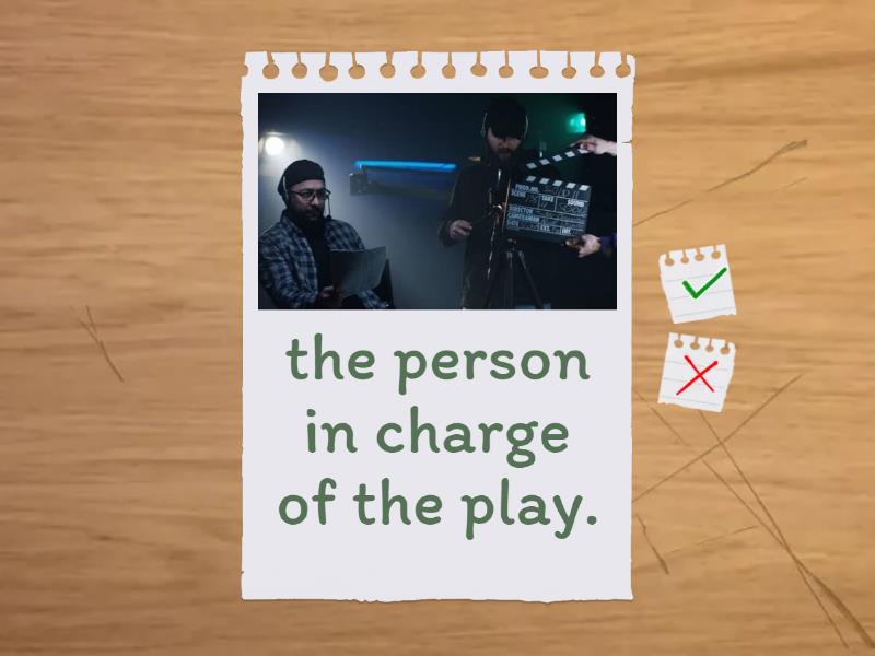 Play Script Vocabulary Year 3 English - Flash cards