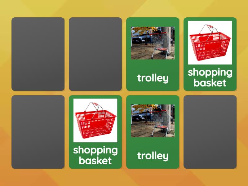 shopping - Matching pairs