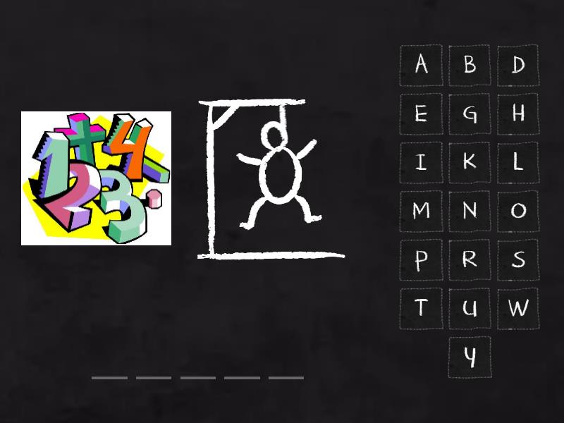 School Subjects - Hangman