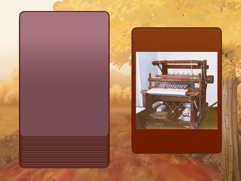 Ox Cart Man Vocabulary - Speaking cards