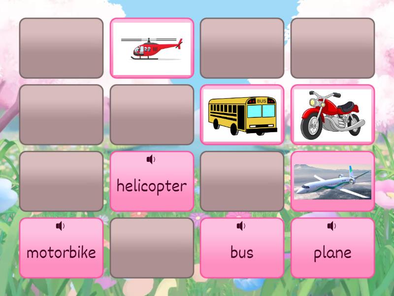 Starters - - Matching pairs