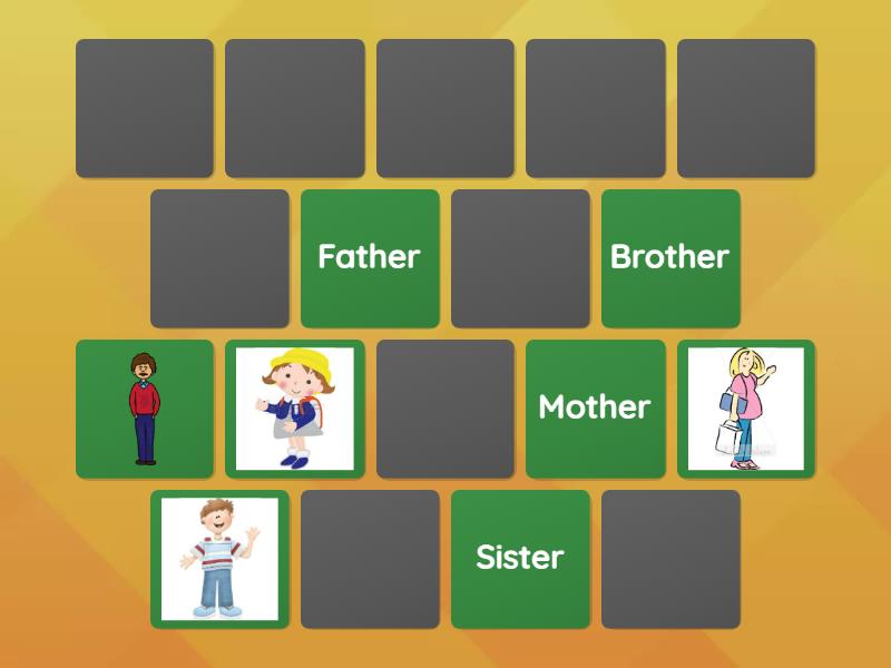 Memory Game Family - Matching pairs