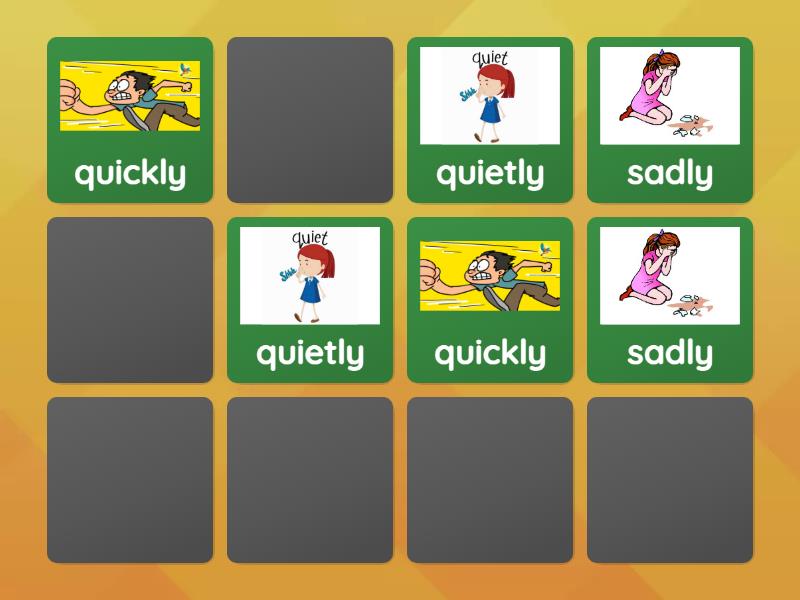 Adverbs - Matching pairs