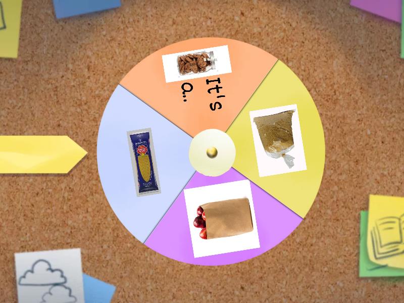 FOOD CONTAINERS - Spin the wheel