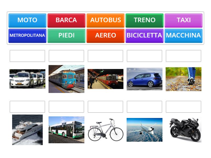 MEZZI DI TRASPORTO - Match up
