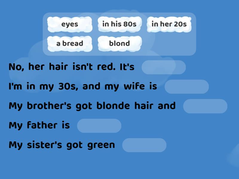 Roadmap A1 Unit 4 Check and reflect - Complete the sentence