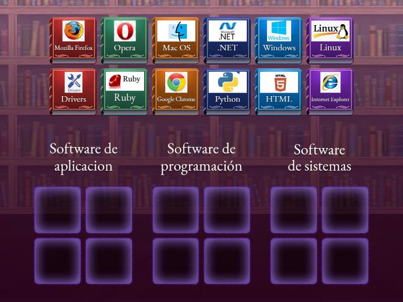 Tipos De Software - Group sort