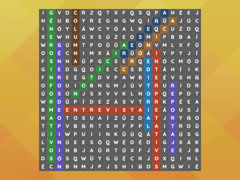 Géneros periodísticos - Sopa de letras