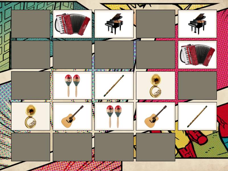 Musical Instruments - Matching pairs